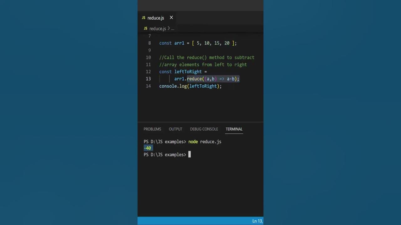 Array Methods In Javascript Reduce And Reduceright Youtube