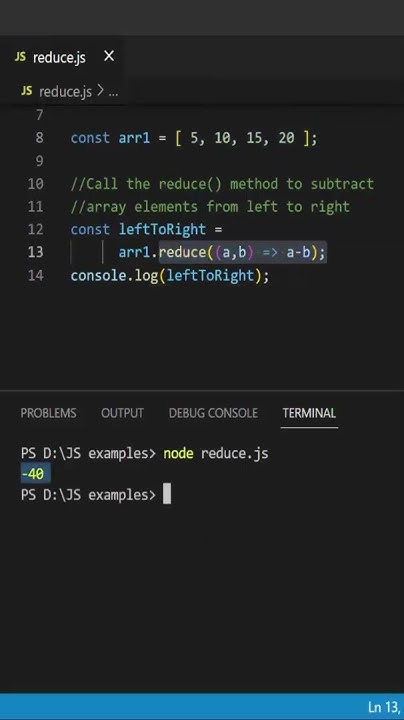 Array Methods in JavaScript | reduce() and reduceRight() - YouTube Array Methods in JavaScript | reduce() and reduceRight() - YouTube