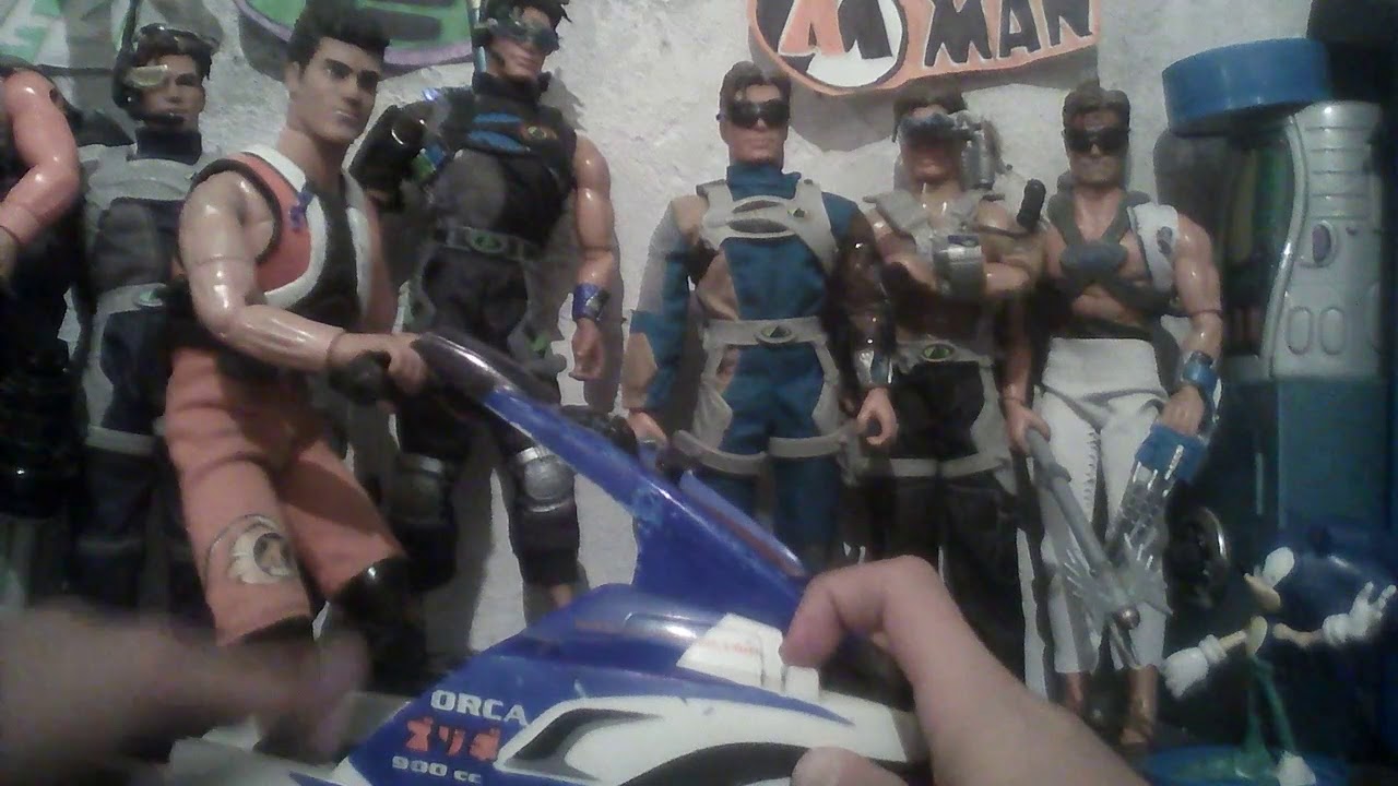 Action Man orca sea jet 2005 - YouTube