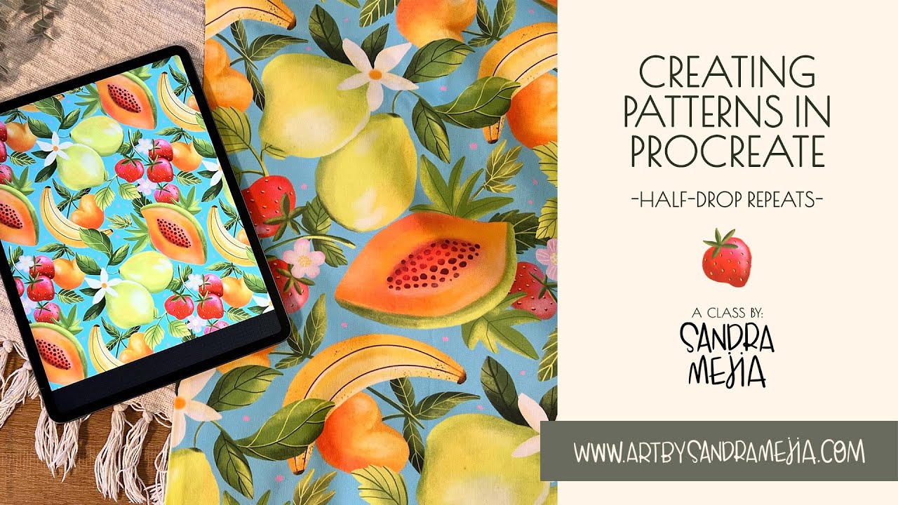 Craft Stunning Half Drop Patterns In Procreate YouTube Craft Stunning Half Drop Patterns In Procreate YouTube