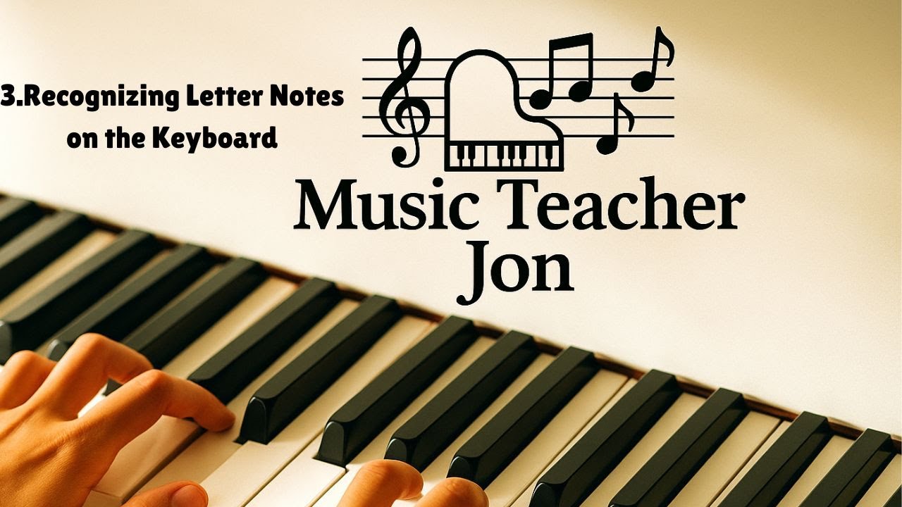 3. How to Recognize Letters Notes on the Piano - YouTube