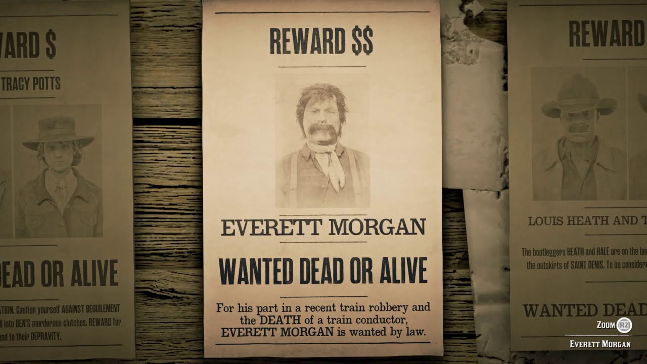Red Dead Redemption 2 Bounty Everett Morgan Part 1 - YouTube