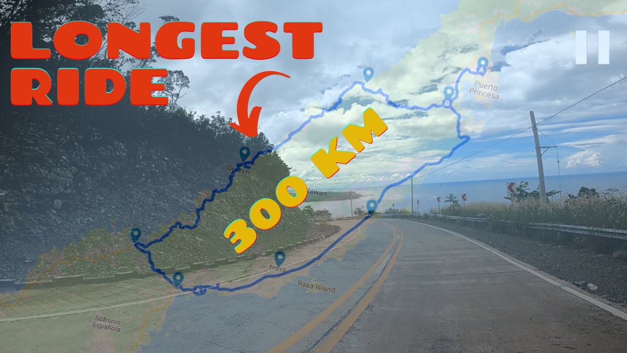 300KM RIDE IN PALAWAN - WEST COAST QUEZON LOOP - YouTube