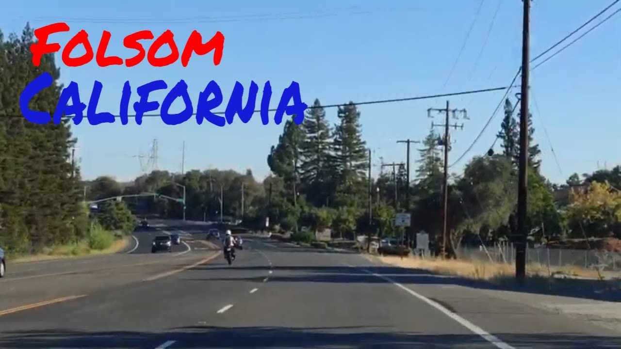 Driving Folsom to Fulton Ave Sacramento USA California September 8 ...