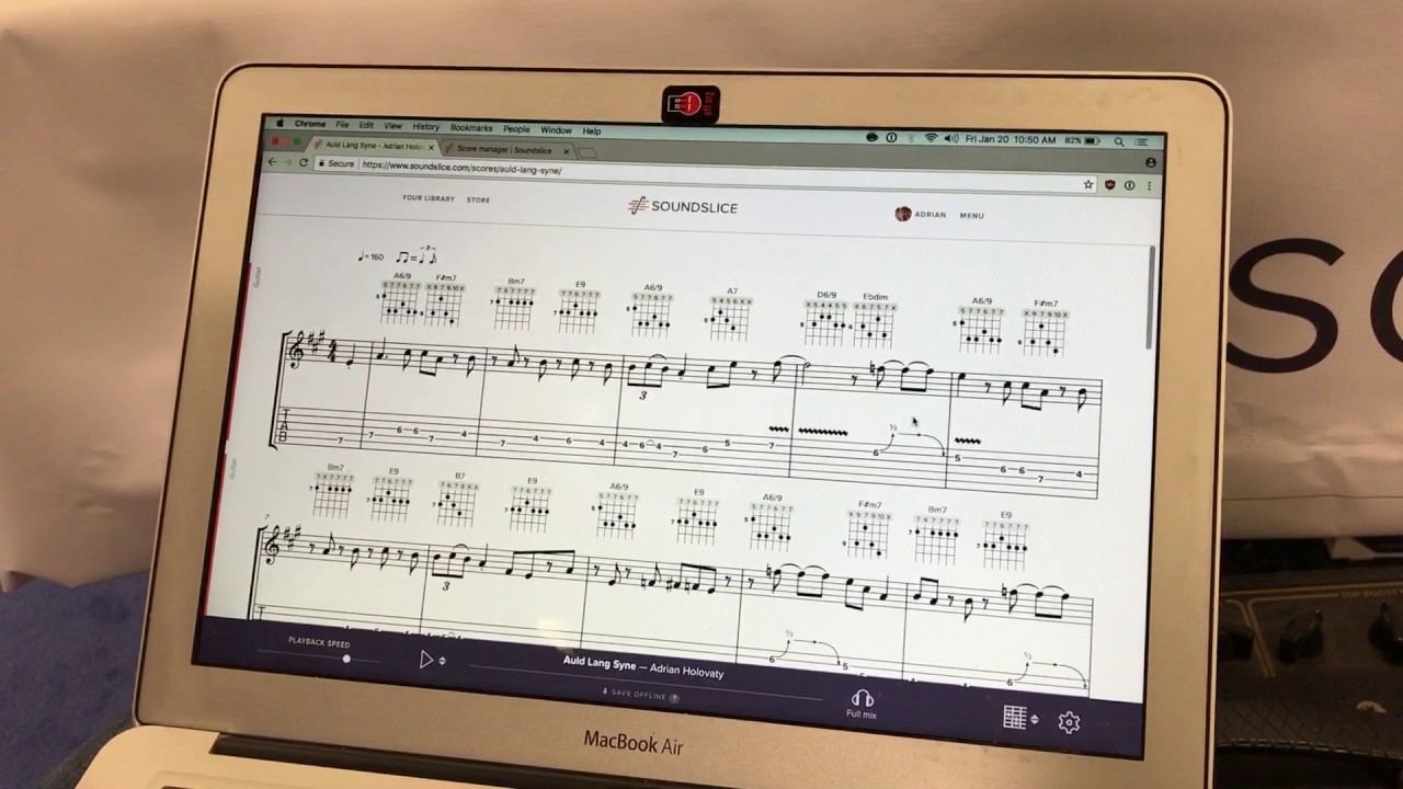 Demonstrating Soundslice at NAMM 2017 - YouTube