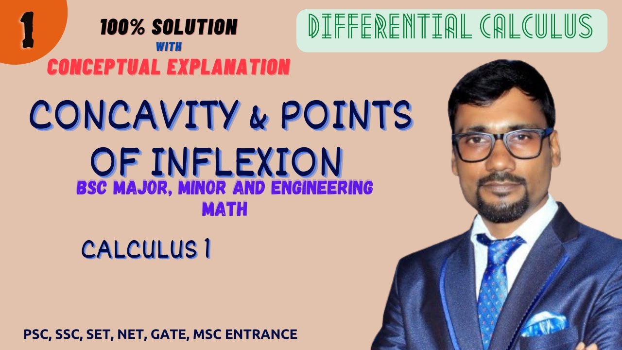 Concavity and Convexity | Concavity test | P-1 | Differential Calculus ...