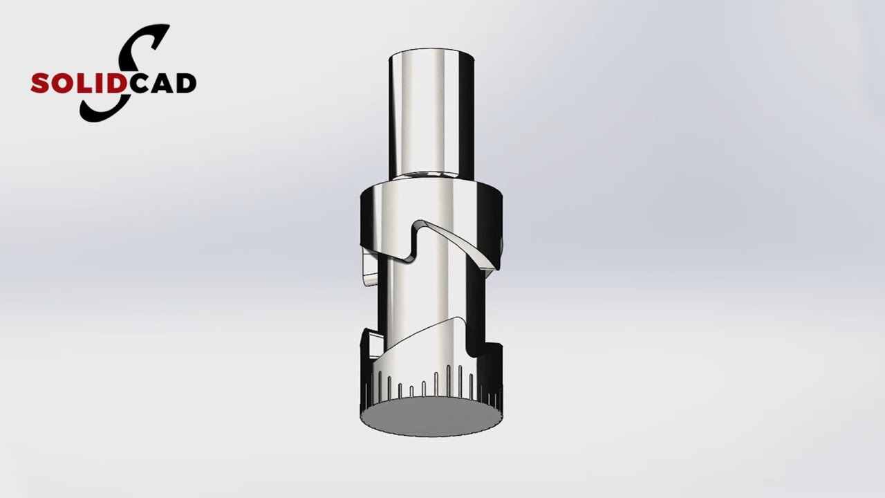 How to design a Cam with Wrap Feature in SolidWorks - Tutorial - SolidCad - YouTube
