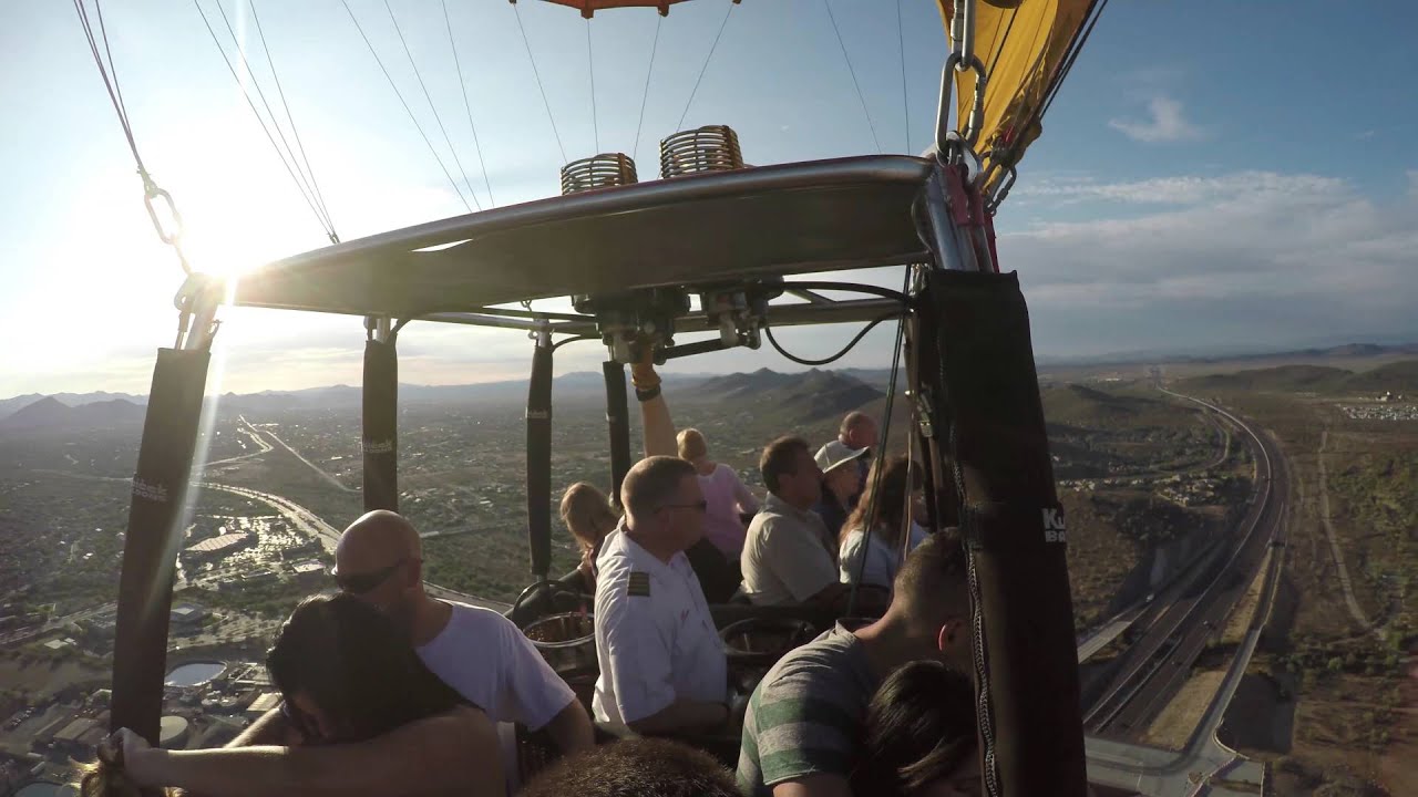 Desert Balloon Ride with Hot Air Expeditions in Phoenix, AZ - YouTube