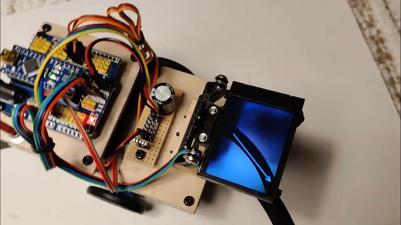 Arduino Nano based robot (line following with Huskylens) - YouTube