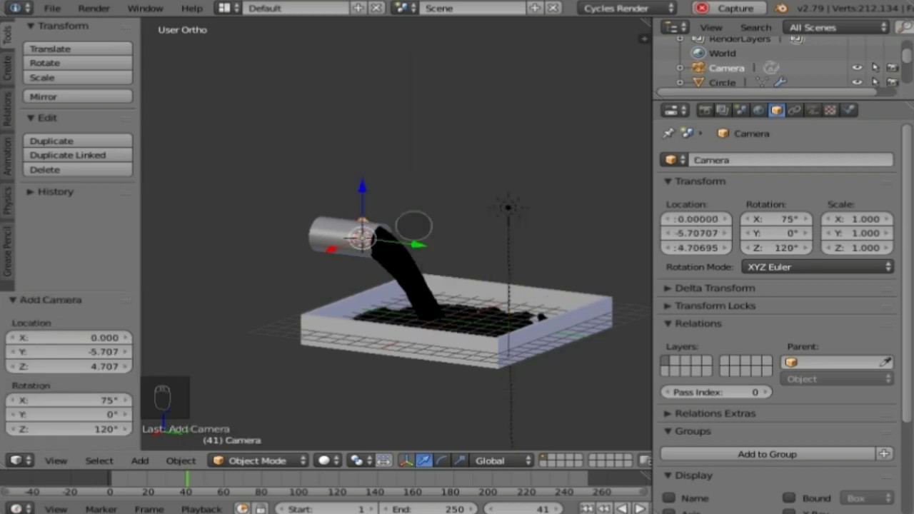 Blender 2.79b Fluid Simulation Tutorial - YouTube