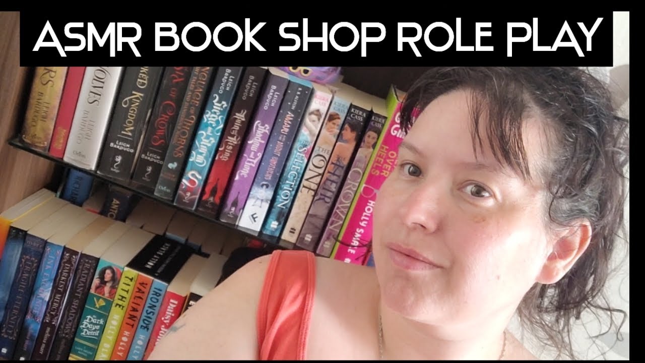 ASMR Book Shop RP - Book Sounds .. Page Turning .. Scratching Sounds ...
