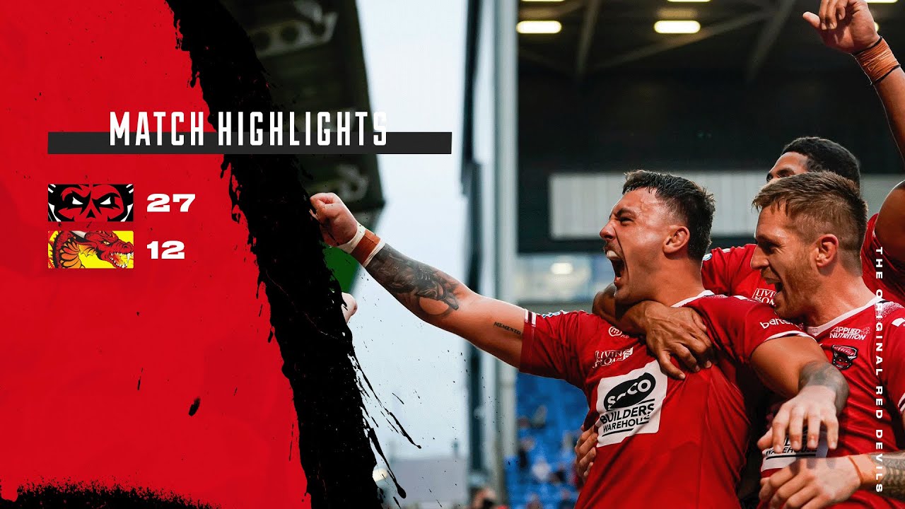 HIGHLIGHTS | Salford Red Devils 27-12 Catalans Dragons | Betfred Super ...