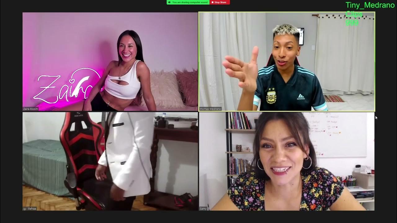 ZOOM CON MODELOS DE CAM4 (SAMY JONES/ZAIRA BLUM) Y EFRA PARTE 1 - YouTube