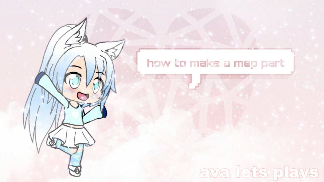 How to make a part in a mep (cute cut) gacha life - YouTube