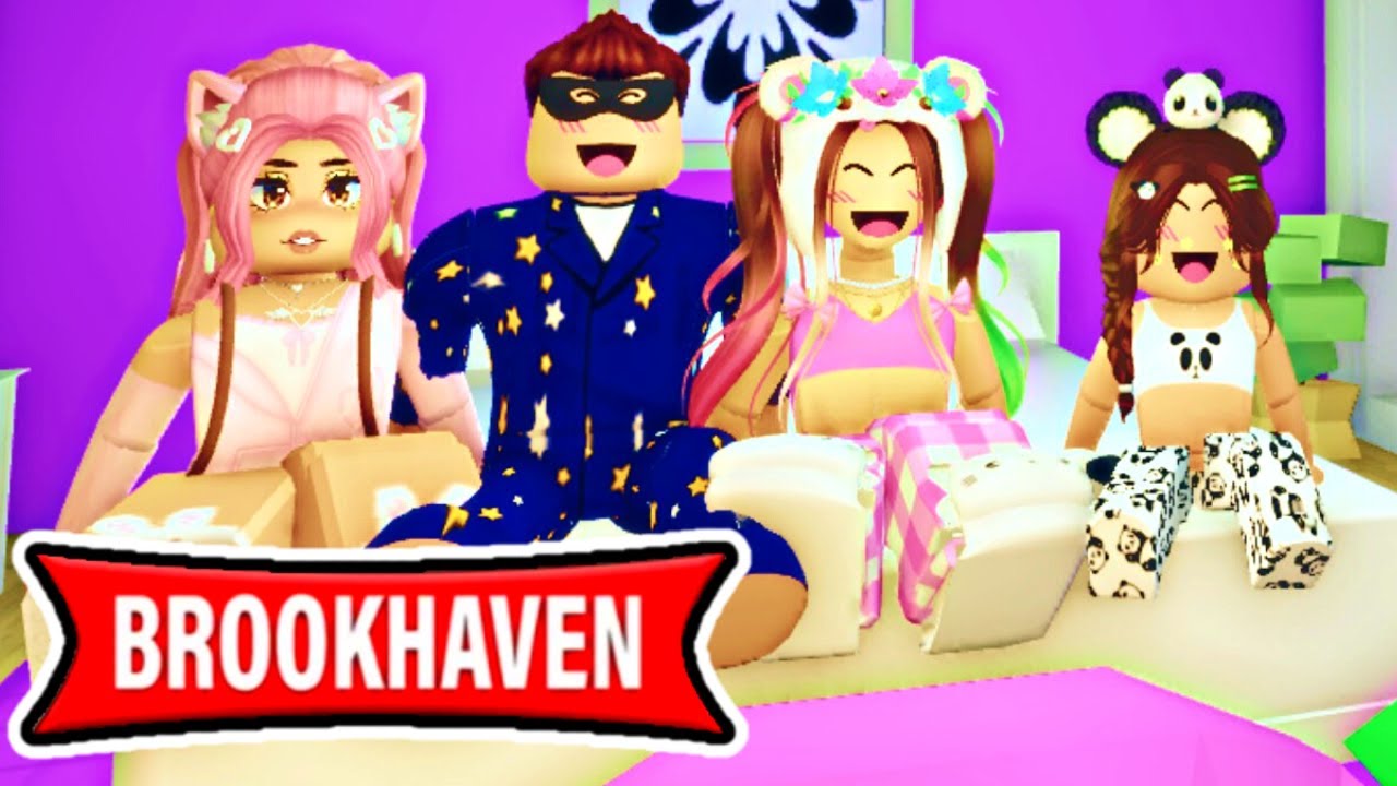 I Hosted A BESTIE SLEEPOVER With @IBella in Brookhaven - YouTube