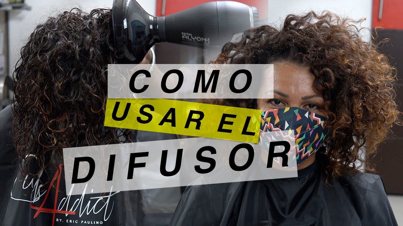 Como sacarle mayor volumen a tus rizos con el difusor : TUTORIAL - YouTube