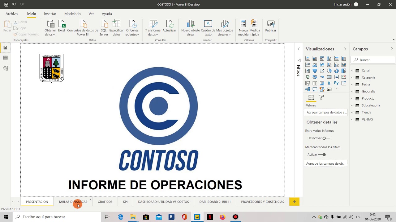 Contoso en power BI (Tutorial) - YouTube