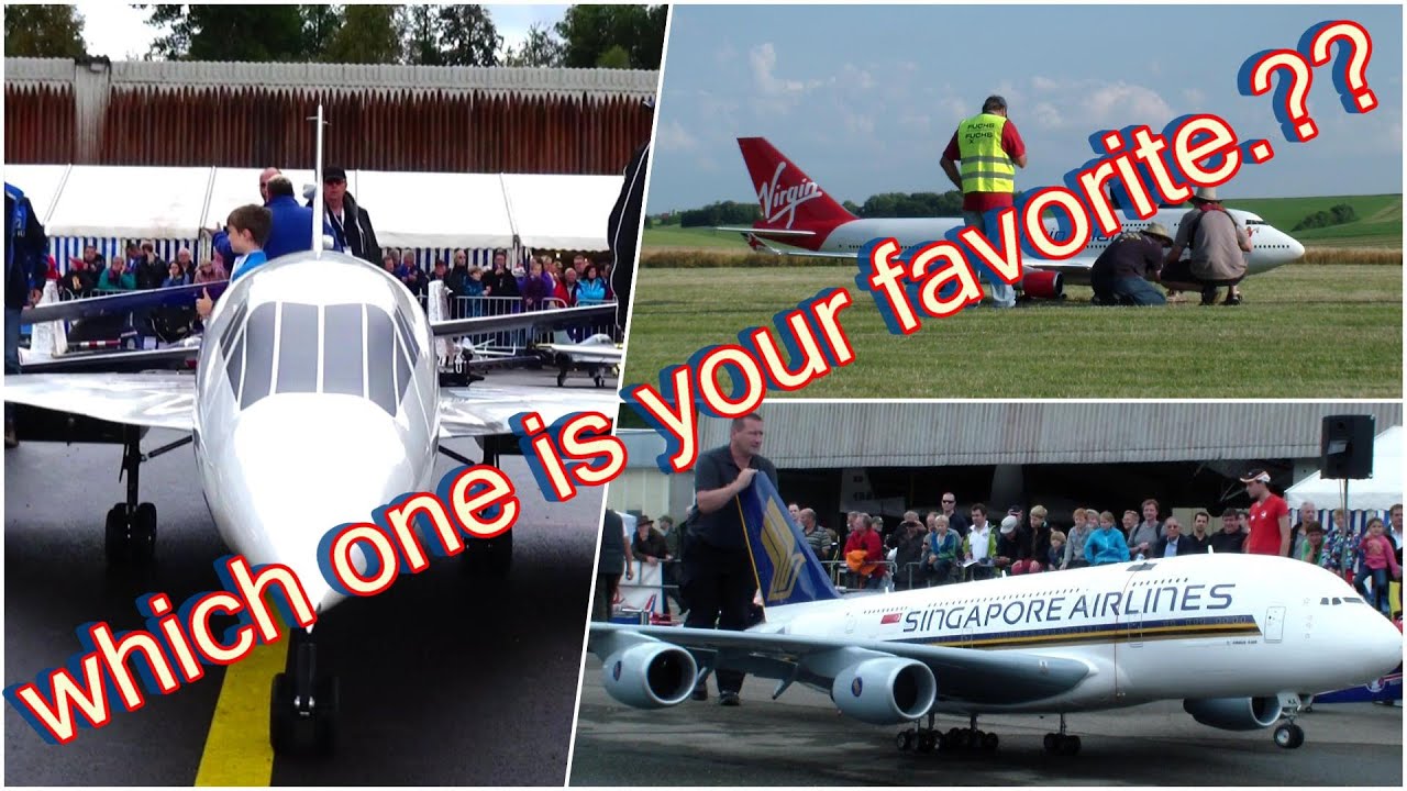Best of Giant RC Model Airplane Top 3 - YouTube