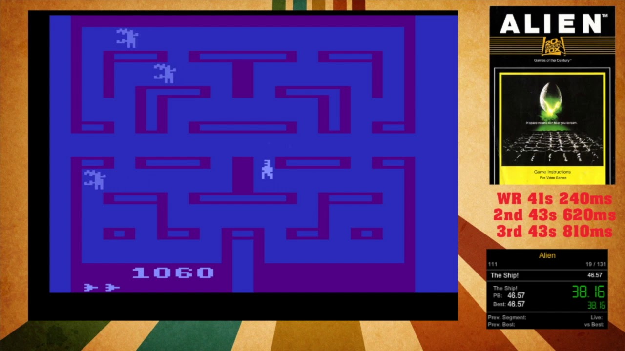 Aliens for Atari 2600 : 42s200ms 2 - YouTube