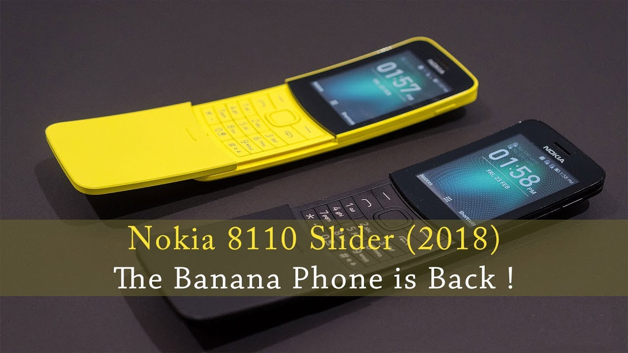 New Nokia 8110 (2018) Slider and Charming ! - YouTube