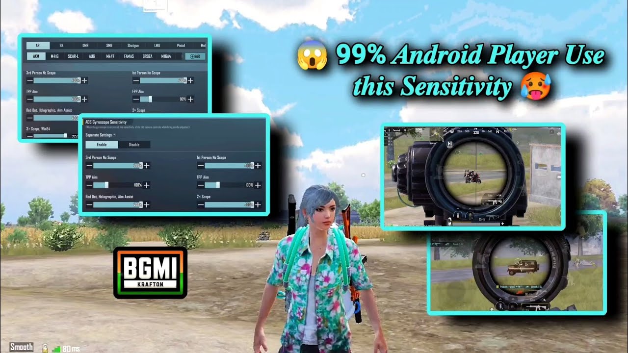 BEST SENSITIVITY FOR ANDROID 😱 | BEST ASSAULTING SENSITIVITY LOW AND ...
