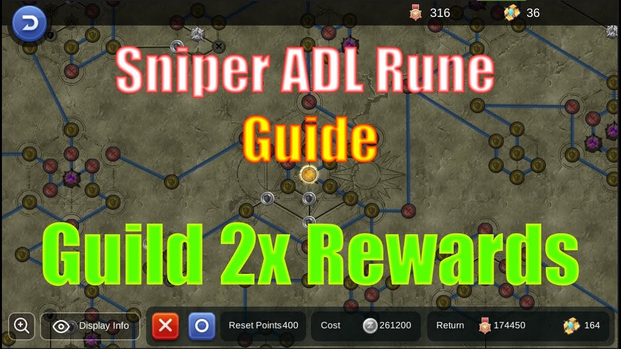 Ragnarok M Eternal Love Sniper ADL Rune Guide & Guild 2x Rewards - YouTube
