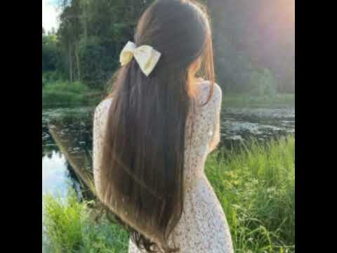 Üzu görünmeyen qiz şekilleri Profil üçün.