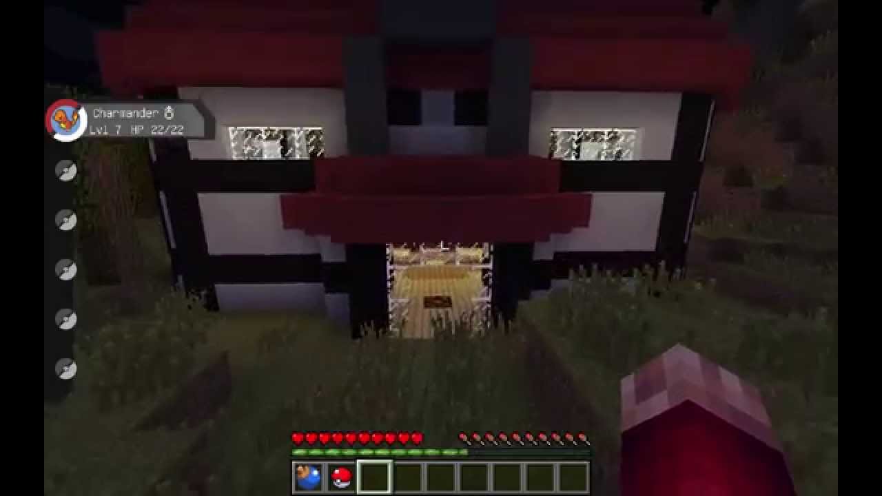 Pixelmon Modded Survival Day 1:Pokemon Center! - YouTube