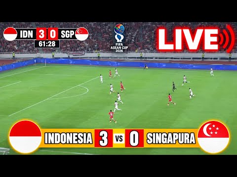 🔴LIVE TIMNAS INDONESIA VS SINGAPURA MALAM INI! JADWAL FIFA ASEAN CUP 2026