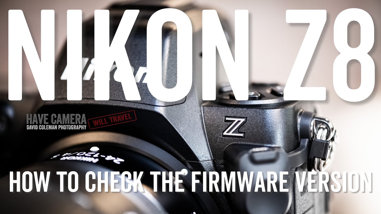 How to Check the Firmware Version on the Nikon Z8 - A quick step-by-step guide - YouTube