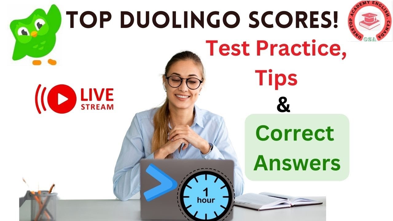 Achieve Top Scores on Duolingo! Live Test Practice & Expert Tips # ...