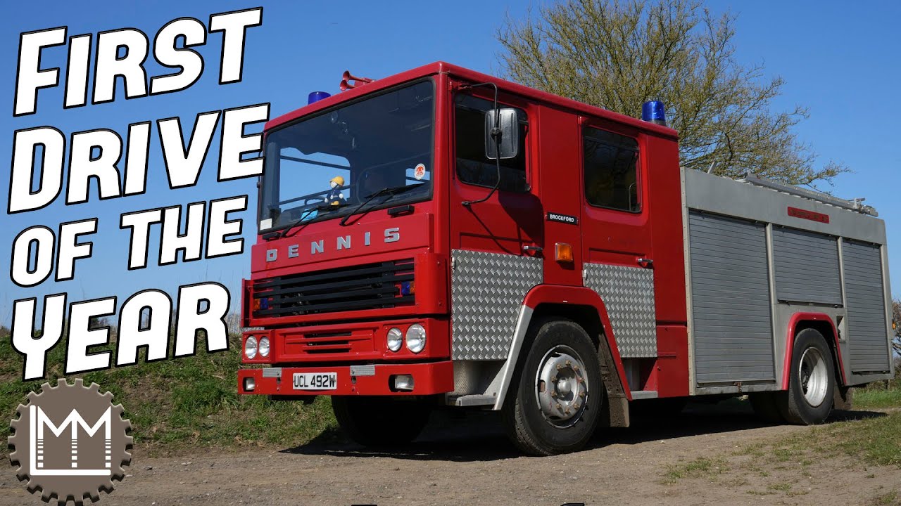 Taking my Vintage Fire Engine out for it's First Drive of the Year ...