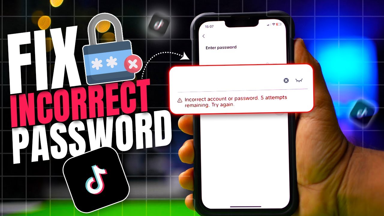 How to Fix "Incorrect Account or Password" in TikTok on iPhone | TikTok ...