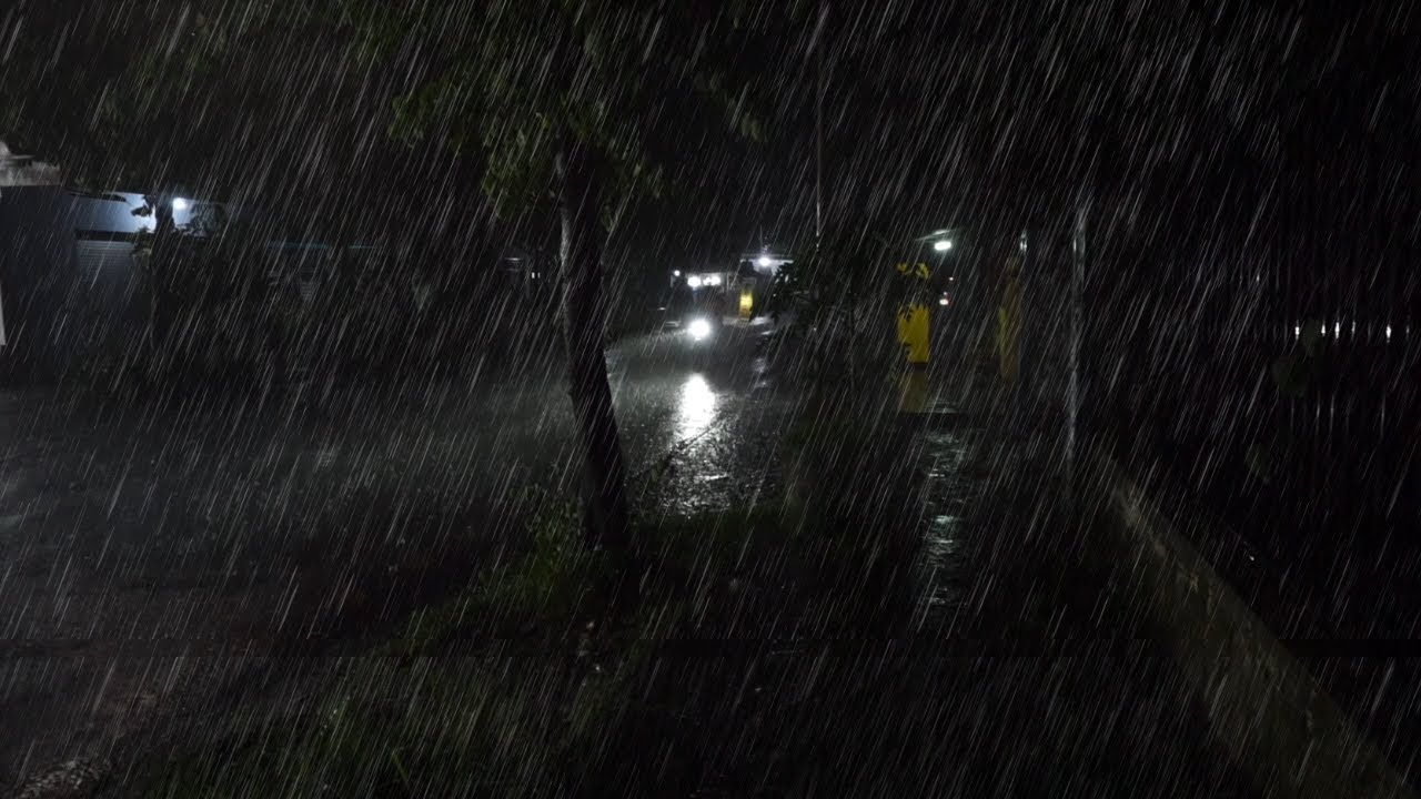 All Night Heavy Rain The Air Feels Very Cold Making Me Sleep Even More ...