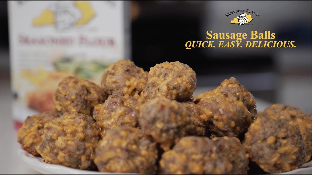 Kentucky Kernel Sausage Balls - YouTube