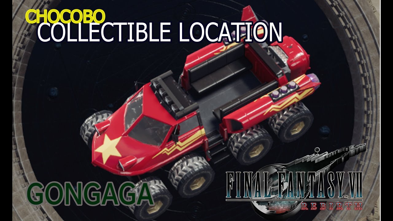 PLAY ARTS Buggy Gongaga buried Chocobo collectible location Final ...