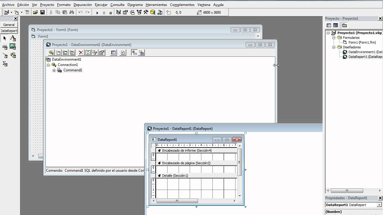 VISUAL BASIC 6.0. 00005. REPORTE CON SQL 02. PASO PARAMETROS PARA FILTRAR REGISTROS - YouTube