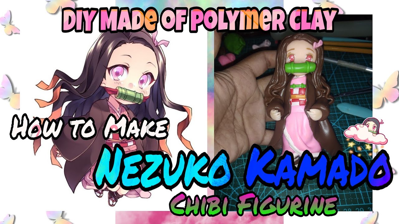 Craft 101 | DIY | How to Make Nezuko Kamado Chibi Figurine Made of ...