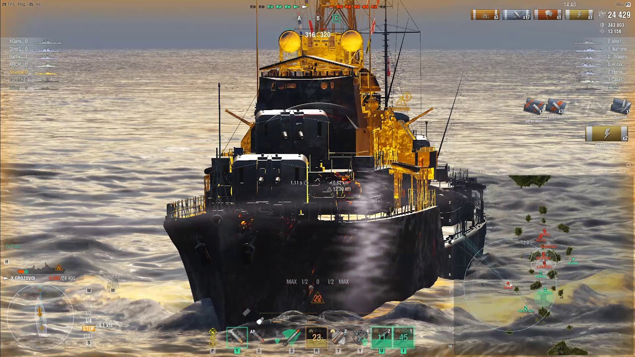 Clan Battles: [NFJF] Not Fast Just Furious vs [AZUR1] Eagle Union | Sea ...