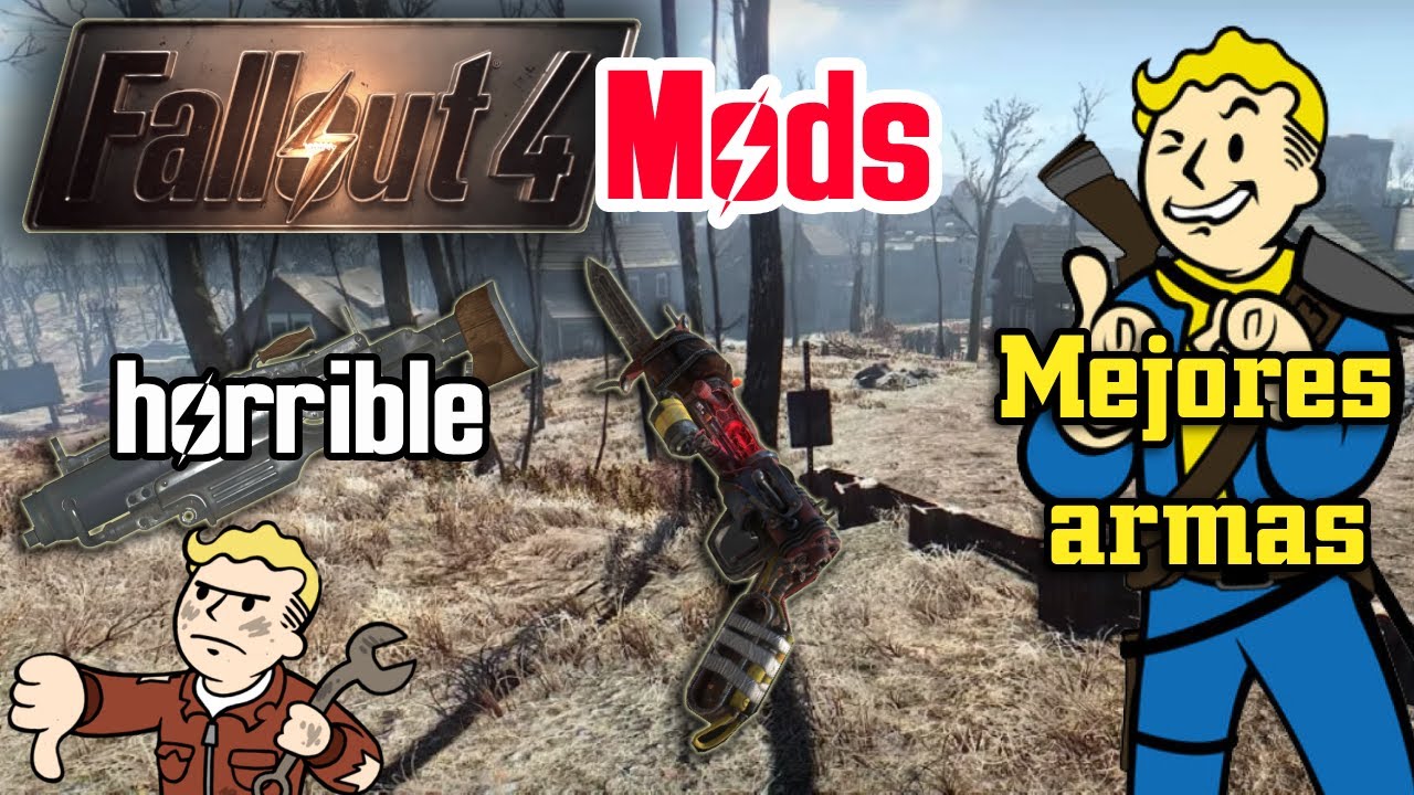 Las Mejores Armas Fallout 4 Mods Youtube