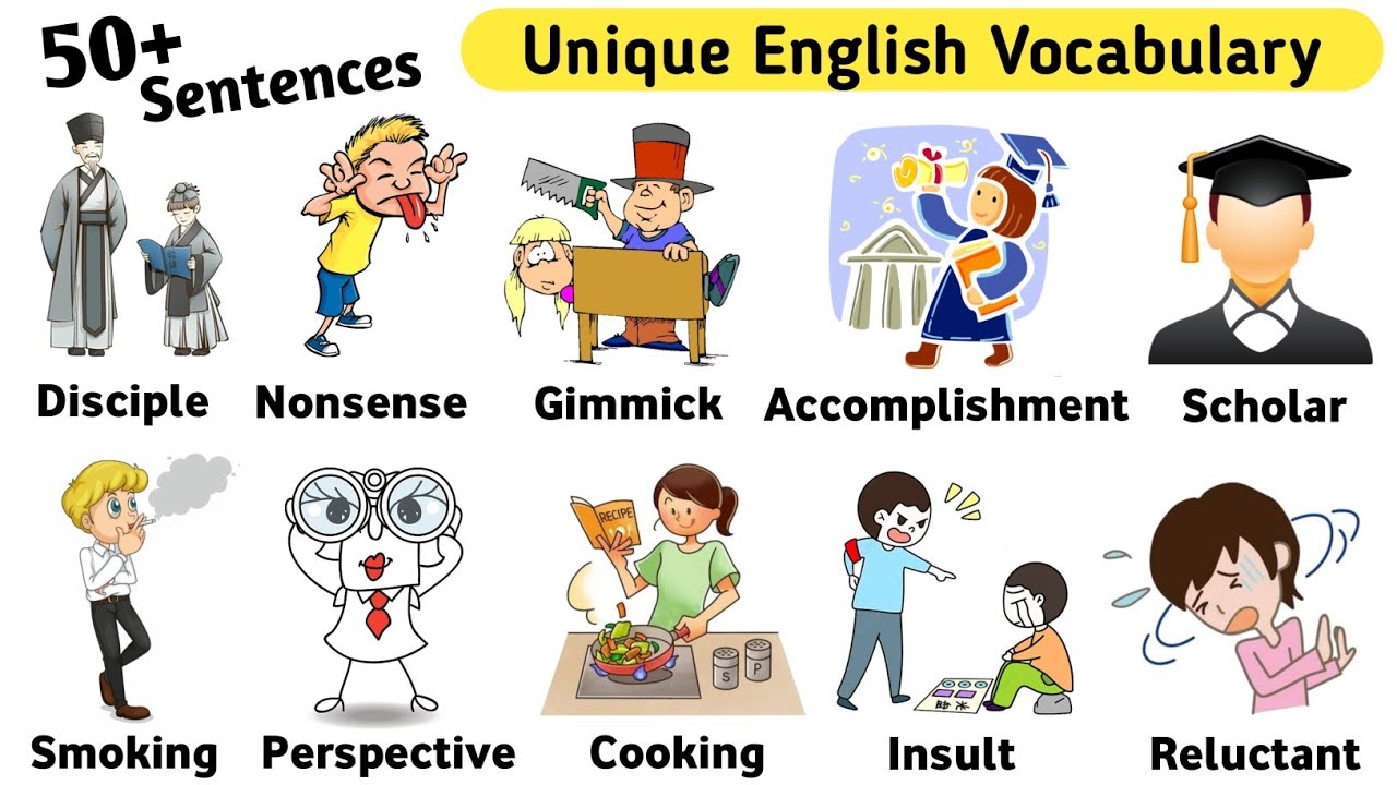 Unique Useful Vocabularies |⭐45+ Sentences | English Vocabulary With ...