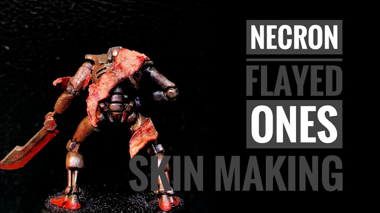 necron flayed ones - skin making (no green stuff!) - toy table... - YouTube