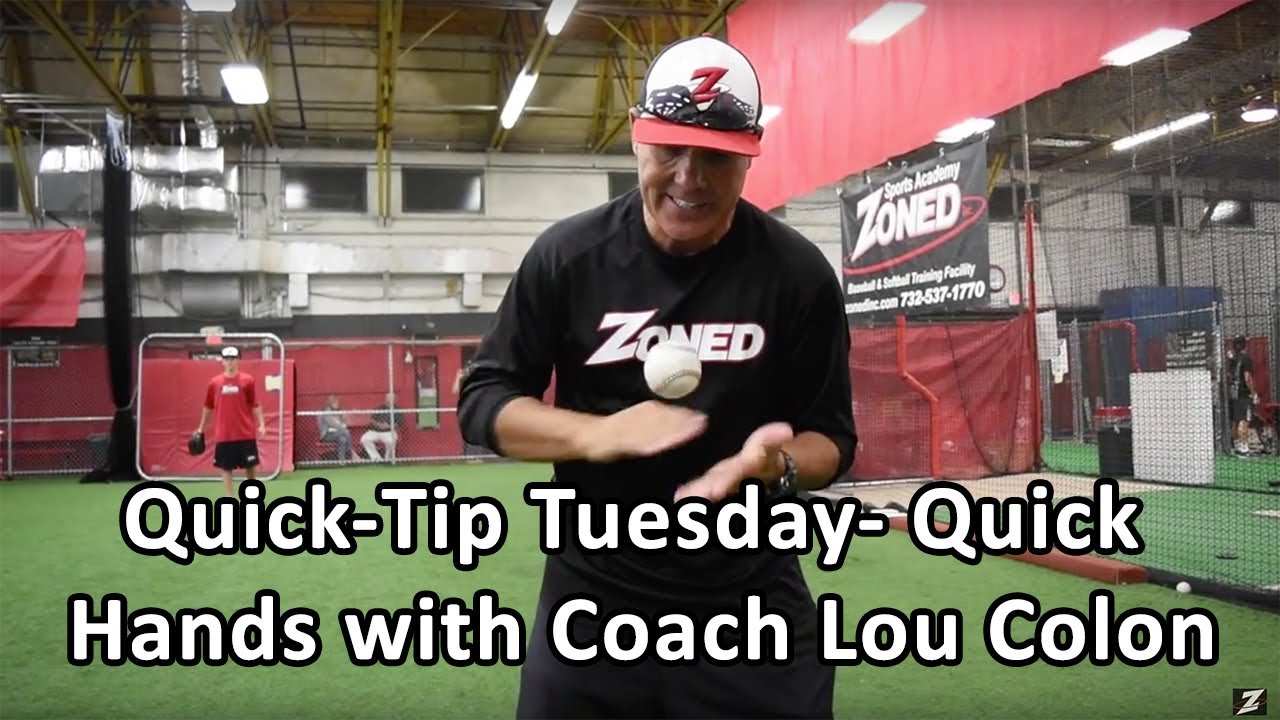 Coach Lou Colon working quick hands - YouTube