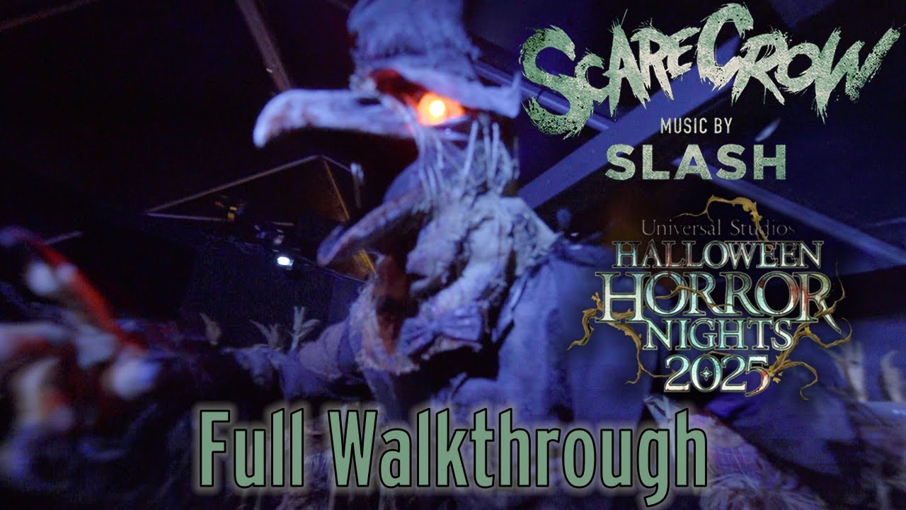 Scarecrow: Music by Slash Full Walkthrough Haunted House | Halloween ...