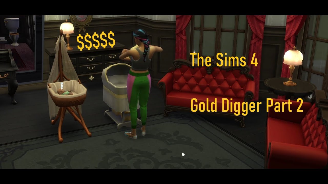 The Sims 4 Millionaire Gold Digger Challenge |Marriage #1| - YouTube