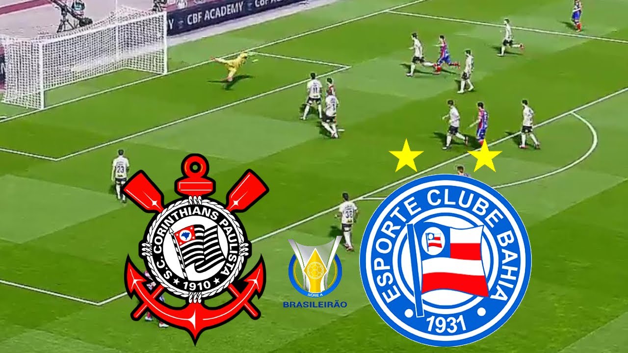 CORINTHIANS vs BAHIA BRASILEIRÃO SERIE A SIMULAÇÃO EFOOTBALL PES - YouTube