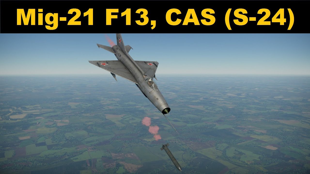 War Thunder | Mig-21 F13 CAS Using S24 Rockets in Tanks RB - YouTube