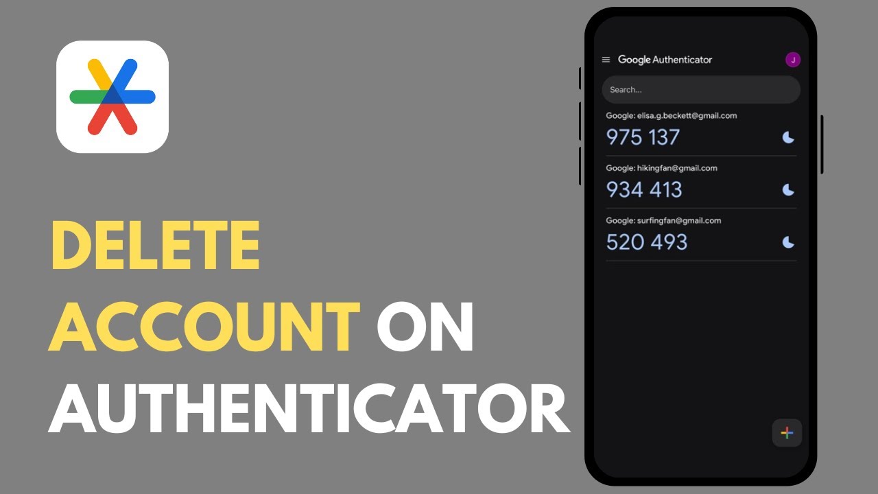 How To Delete An Account On Google Authenticator - Full Guide - YouTube
