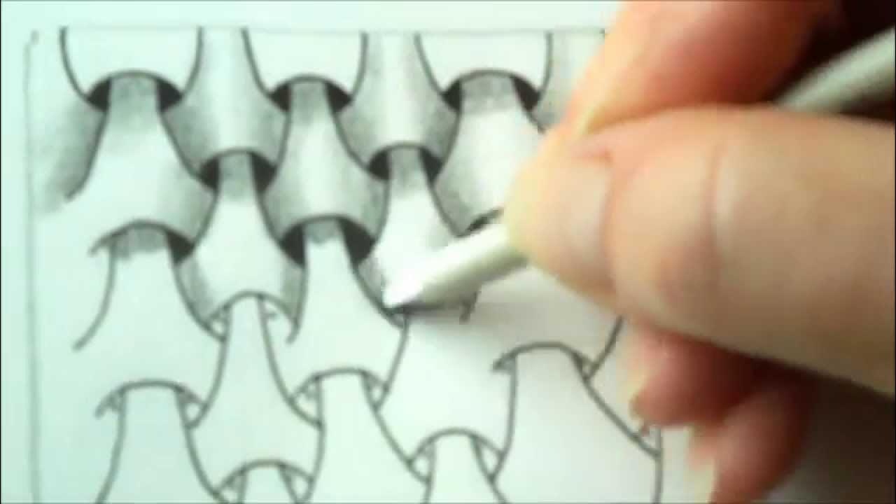 How to draw tanglepattern Y-Ful Power - YouTube