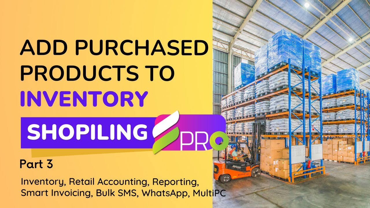 Purchase Bill Entry in Shopiling Pro Accounting Software - YouTube